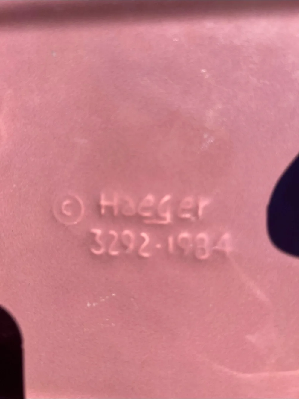 Vintage | Accents | Vintage Pink Haeger Studio Pottery Riser Pedestal ...